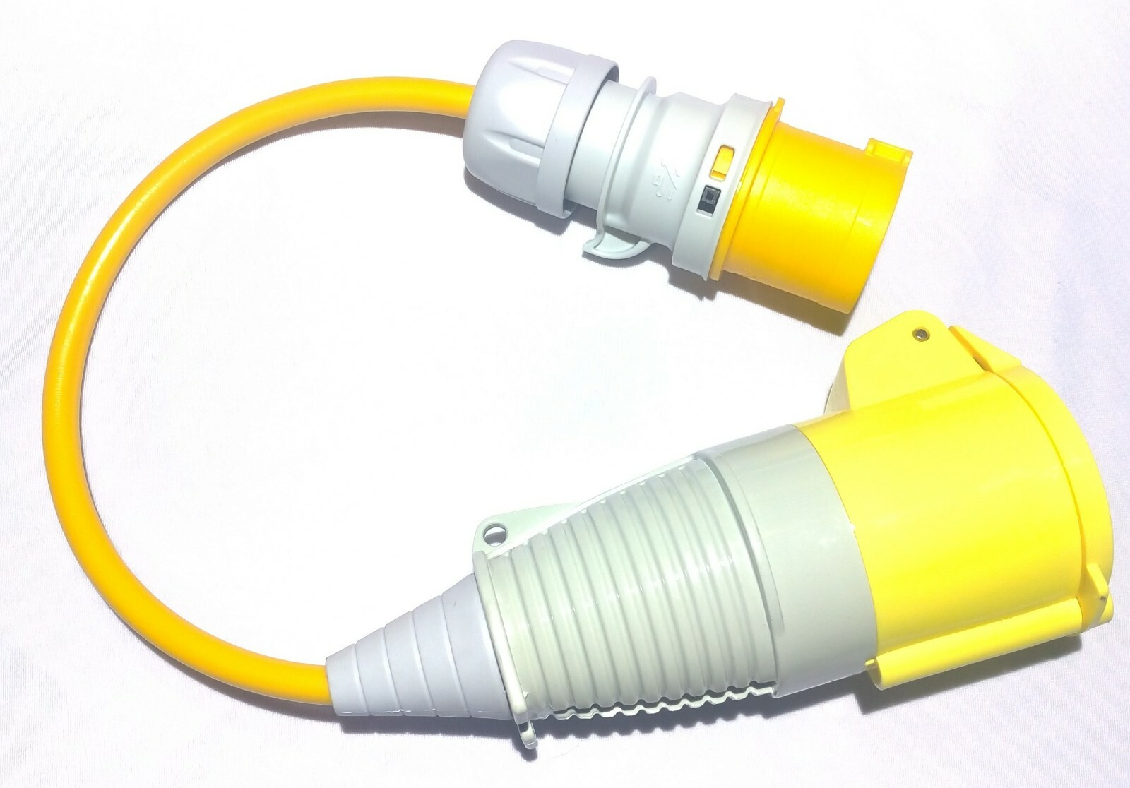 110v 16 amp plug adapter to 110v 32amp socket fly lead coupler | eBay UK