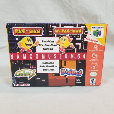 Namco Museum 64 - Nintendo 64 (N64) - Complete In Box (CIB) Game Manual ...