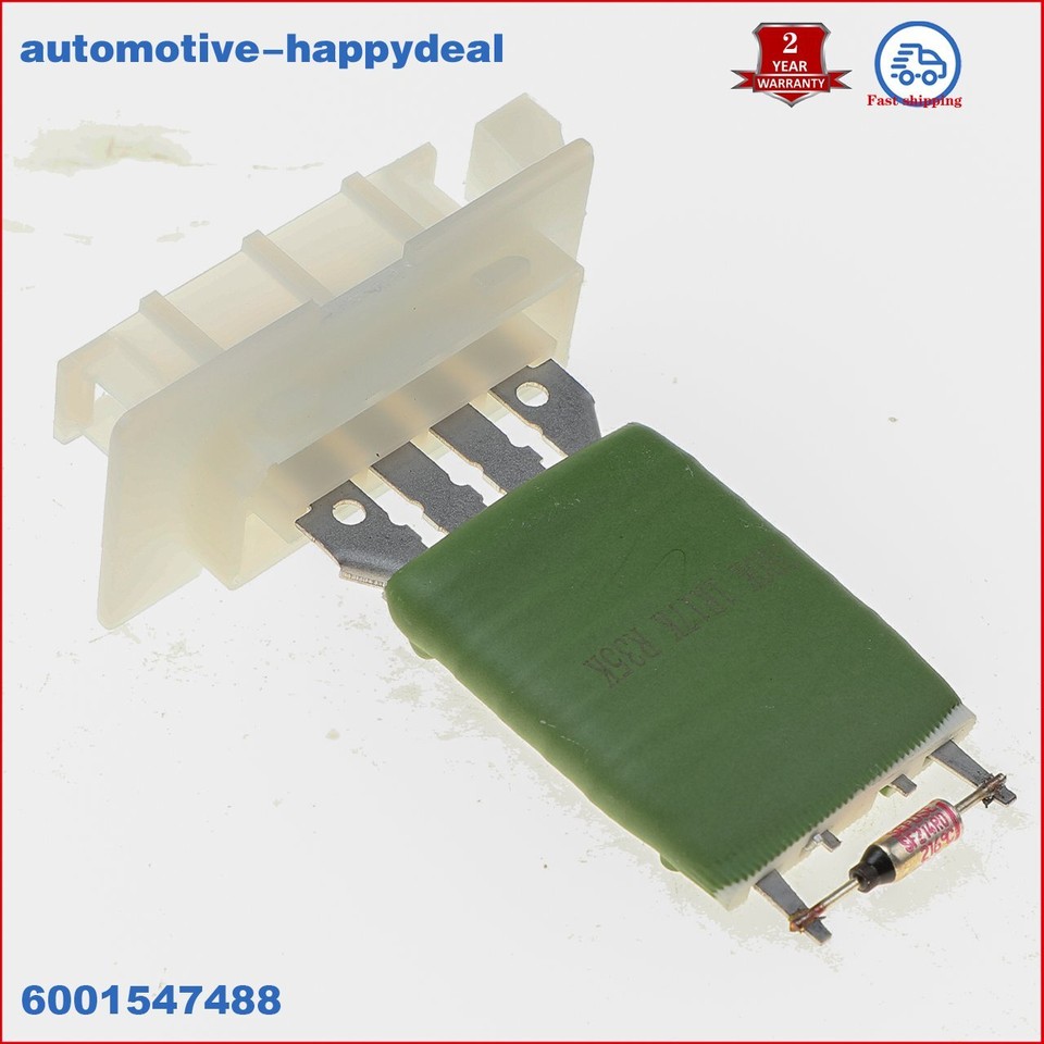 HEATER BLOWER MOTOR RESISTOR FOR DACIA DUSTER (2010-on) 6001547488 ...