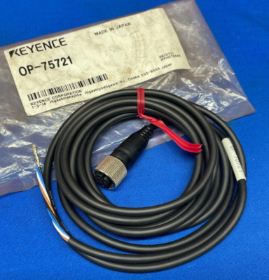 KEYENCE OP-75721 M12 CONNECTOR CABLE FOR PHOTOELECTRIC SENSORS | eBay
