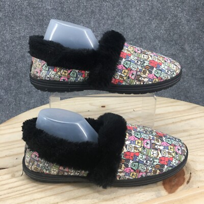 Skechers BOBS Slippers Womens 8.5 Too Cozy Snuggle Rovers Loafer ...
