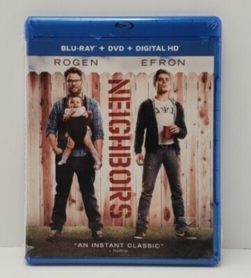 Neighbors - ft Seth Rogen, Zac Efron Blu-ray +DVD +Digital HD 2014 NEW ...