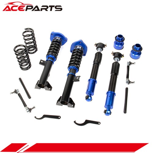Blue Coilovers Shocks Absorber Kits For 2008-2014 Mercedes W204 C250 ...