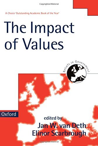 THE IMPACT OF VALUES (BELIEFS IN GOVERNMENT) By Van Jan W. Deth ...