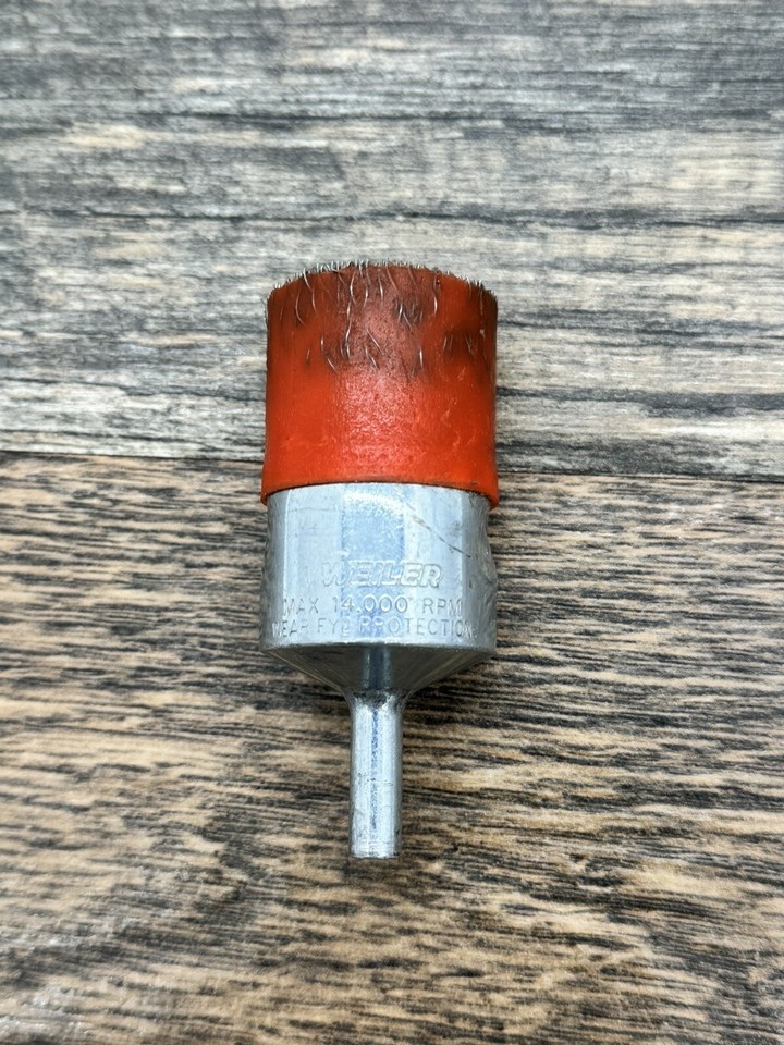 (1) WEILER 35545 1" ENCAPSULATED WIRE END BRUSH USA Made .0104 Wire | eBay