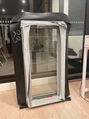 Aluminium louvre window shale grey | eBay