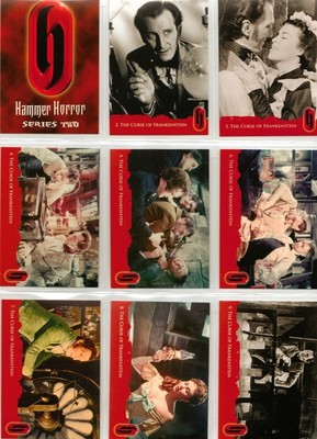 Hammer Horror Series 2 Full 54 Card Base Set of Trading Cards from ...