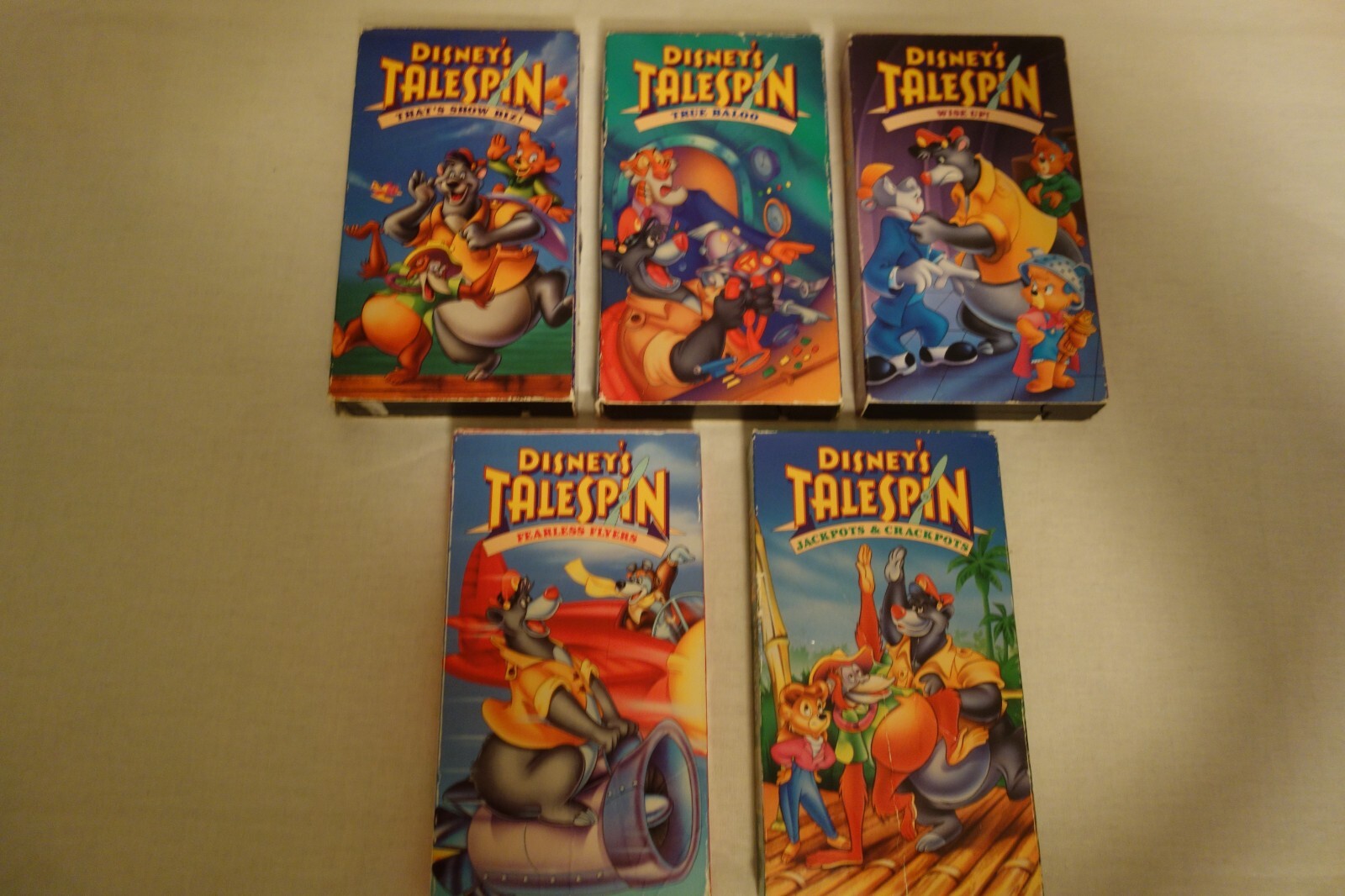 Lot of 5 Disney's Tale Spin VHS 1 2 3 4 7 | eBay