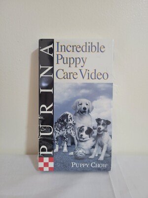 Purina Incredible Puppy Care Video Sealed VHS - Puppy Chow | eBay