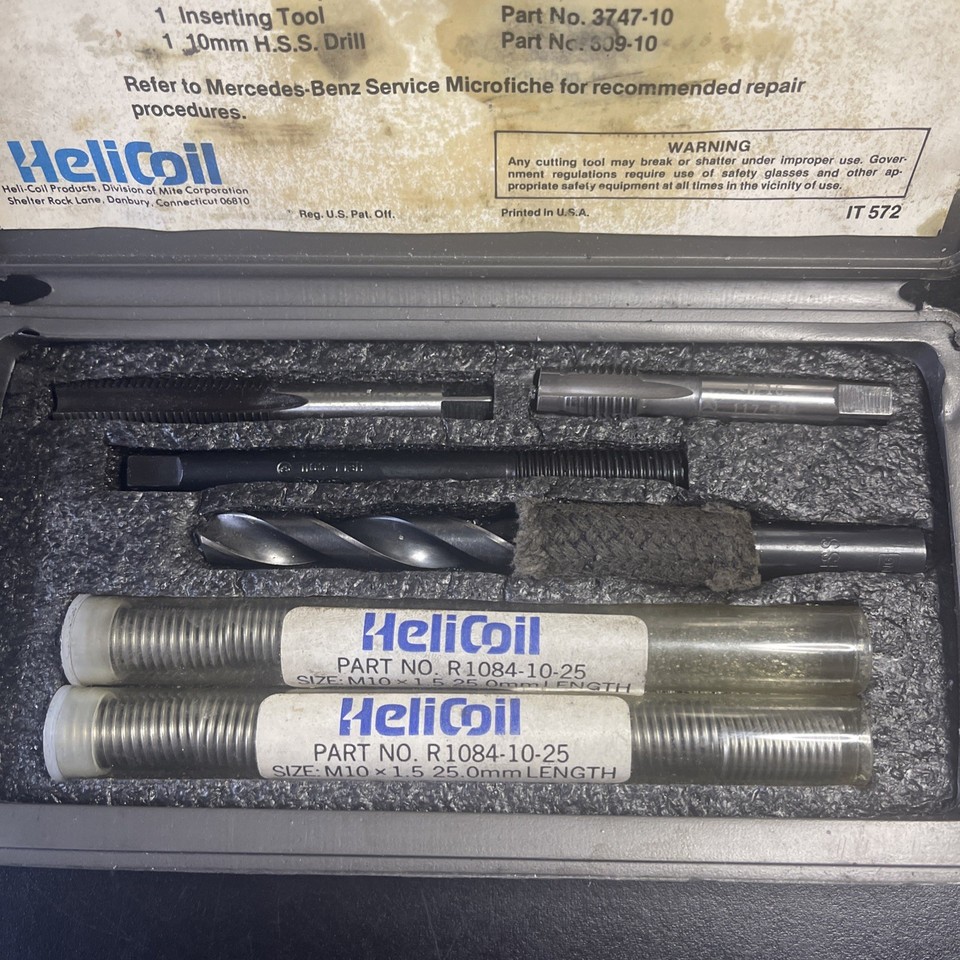 Mercedes Benz 900589009900 Helicoil Head Bolt Thread Repair Kit 5587-MB ...