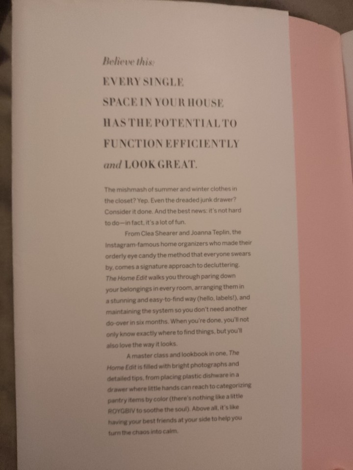 The Home Edit Paperback Clea Shearer & Joanna Teplin 2019 | eBay UK