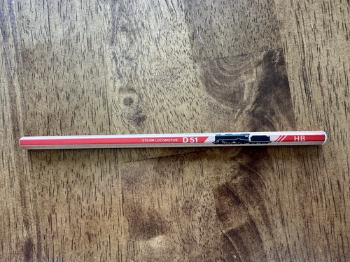 Mitsubishi Uni Star Japan Steam Locomotive D51 Red HB Pencil | eBay