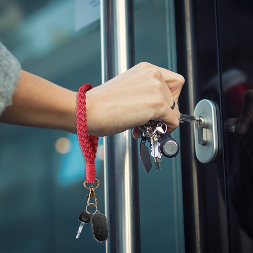 4 Pcs Weeding Boho Macrame Keychains Wristlet Lanyard Cell Phone ...