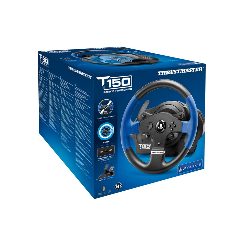 Thrustmaster T150 Steering Wheel + T300 RS Pedals PS4 PS5 PC Compatible ...