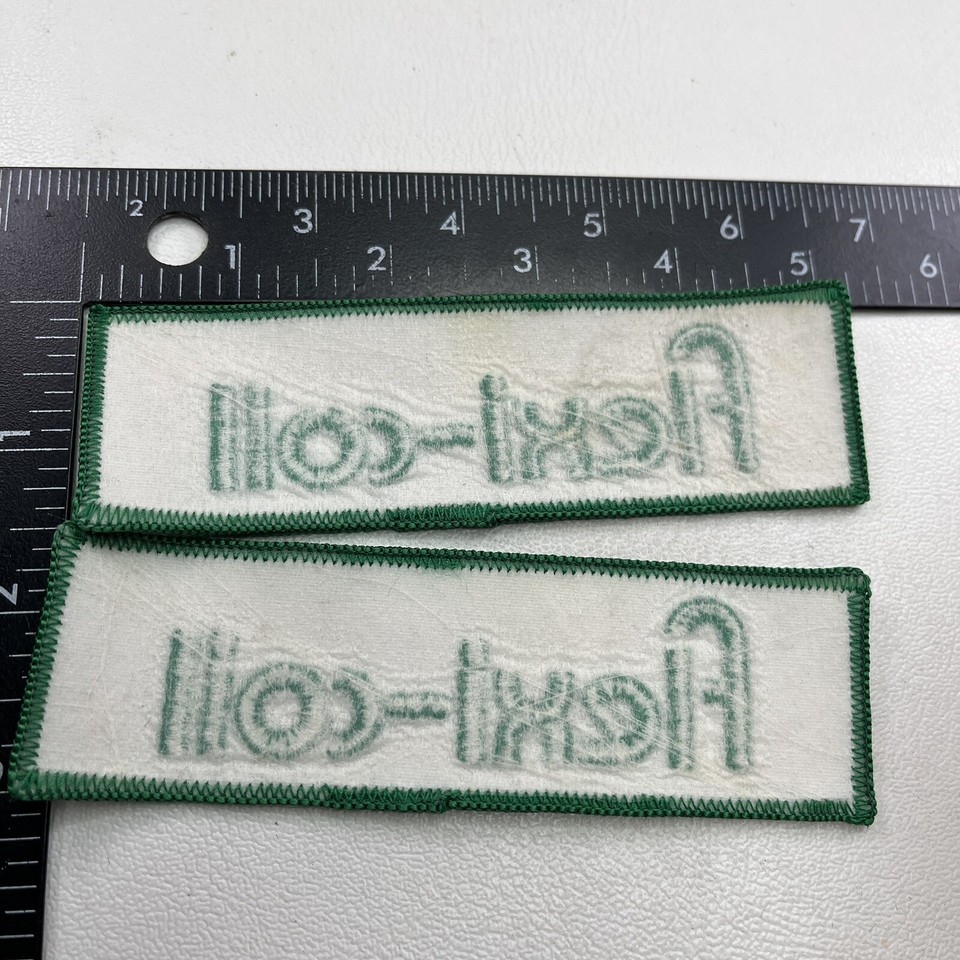 2 Patches FLEXI-COIL Company Patch Lot K043 | eBay