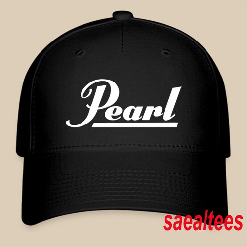 Pearl Drums Black Hat Twill Cap Baseball Cap Size S/M & L/XL | eBay