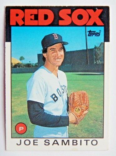 Joe Sambito #97T Topps 1986 Baseball Card (Boston Red Sox) VG | eBay