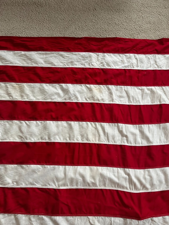 Valley Forge Best 50 Stars 112"x55" American US Flag United States Sewn ...