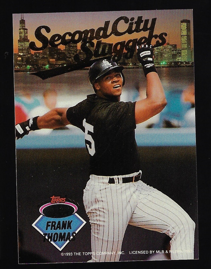 1993 Topps Stadium Club Second City Sluggers - Frank Thomas / Ryne ...