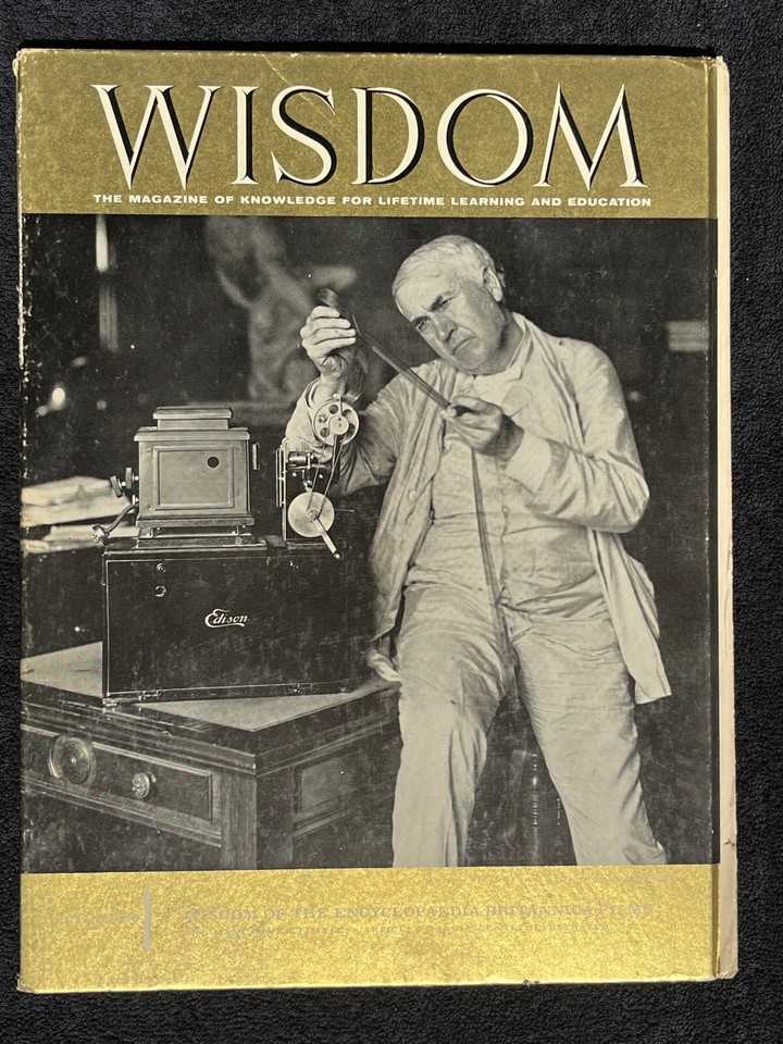 Wisdom Magazine, November 1960 - Thomas Edison, Encyclopedia Britannica ...