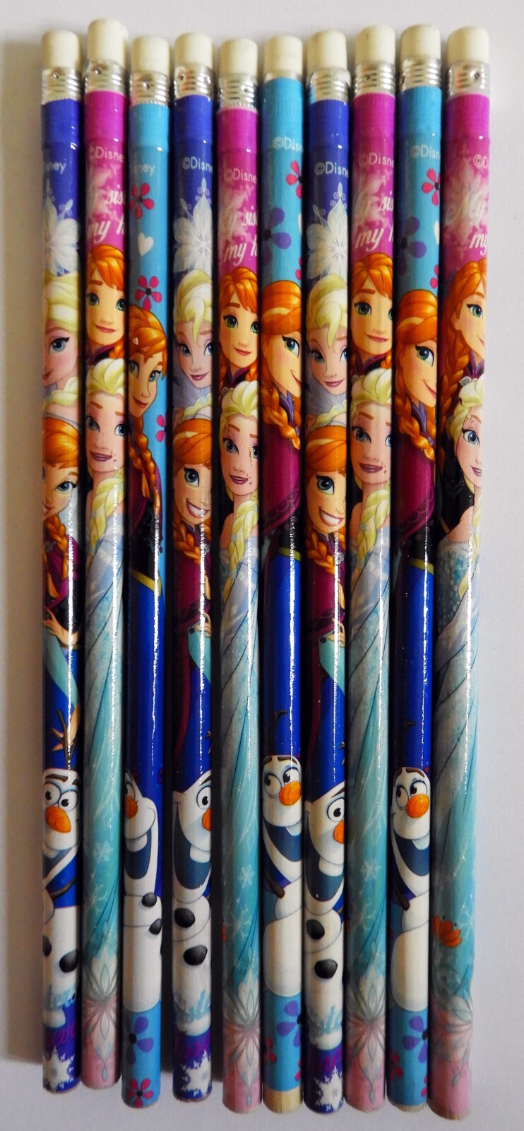 DISNEY FROZEN PENCILS PARTY LOOT FAVOUR GIFT BAG FILLERS GAME PRIZE ...