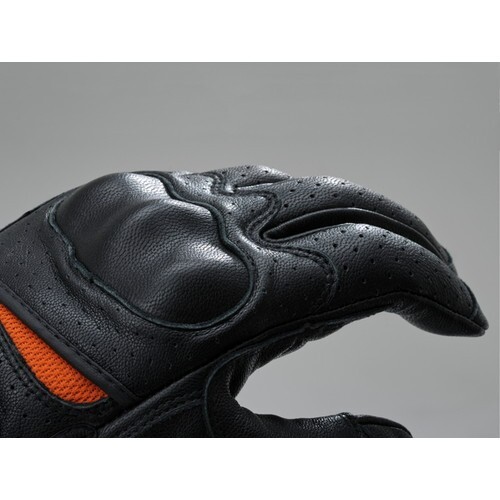 DAYTONA Motorcycle Leather Gloves Knuckle Guard Punching Mesh Size M ...