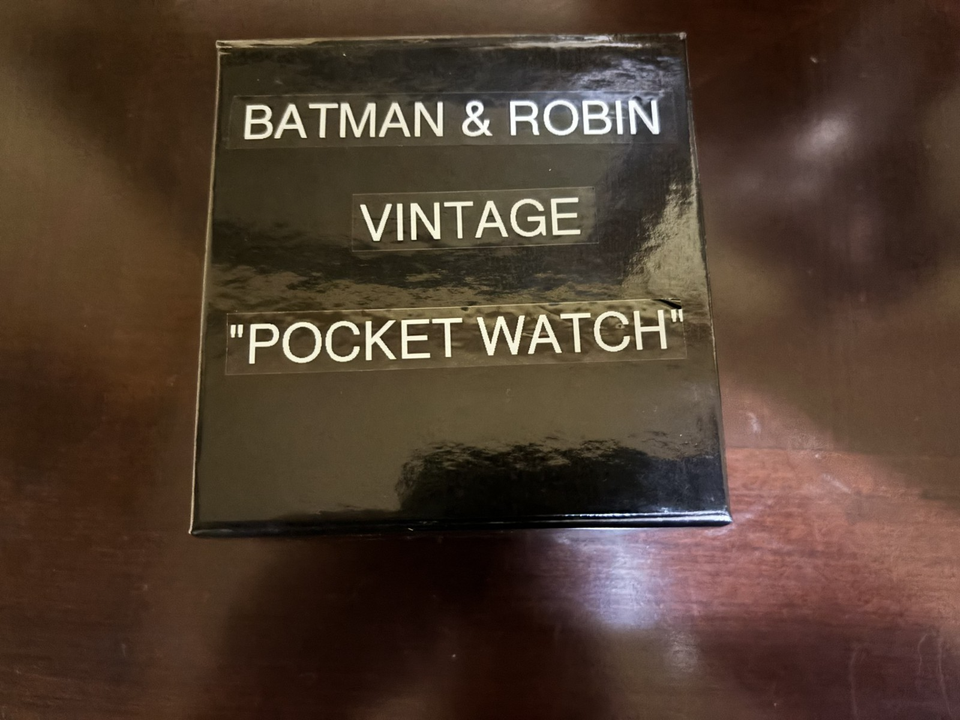 Vintage (1960'S) Batman and Robin Pocket Watch W/ Inscribed Case / Plus ...