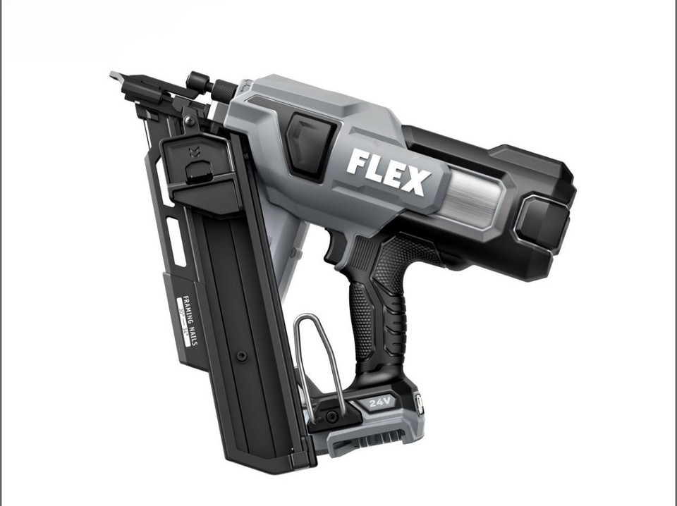 New FLEX 24V 30 Degree Framing Nailer Tool Only Free Shipping | eBay