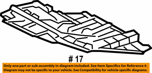 51442-06210 Toyota Cover, engine under, lh 5144206210, New Genuine OEM ...