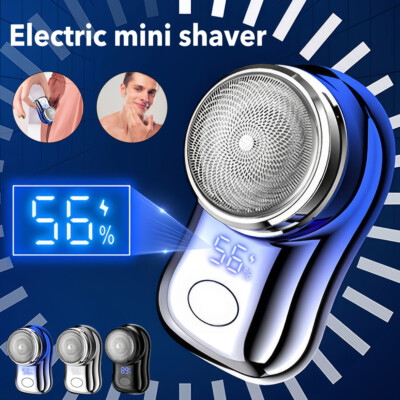Tragbarer Mini-Elektrorasierer für Männer, wiederaufladbarer USB ...