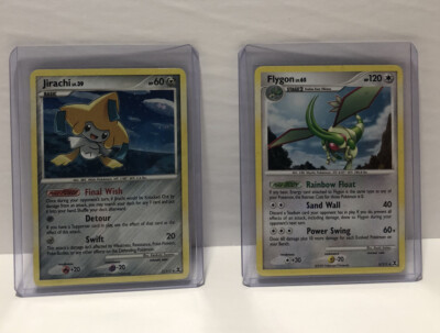 Flygon 5/111 & Jirachi 7/111- Rare Holos- Platinum Rising Rivals ...