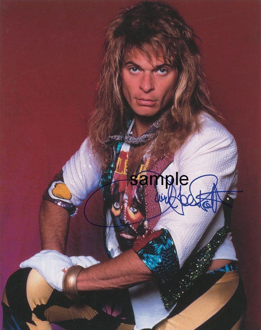 DAVID LEE ROTH REPRINT 8X10 AUTOGRAPHED SIGNED PHOTO PICTURE VAN HALEN ...