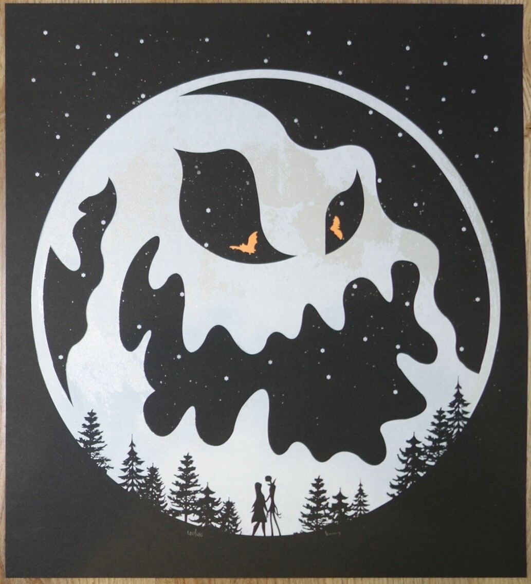 2016 Oogie Boogie - Nightmare Before Christmas Art Print poster s/n by ...