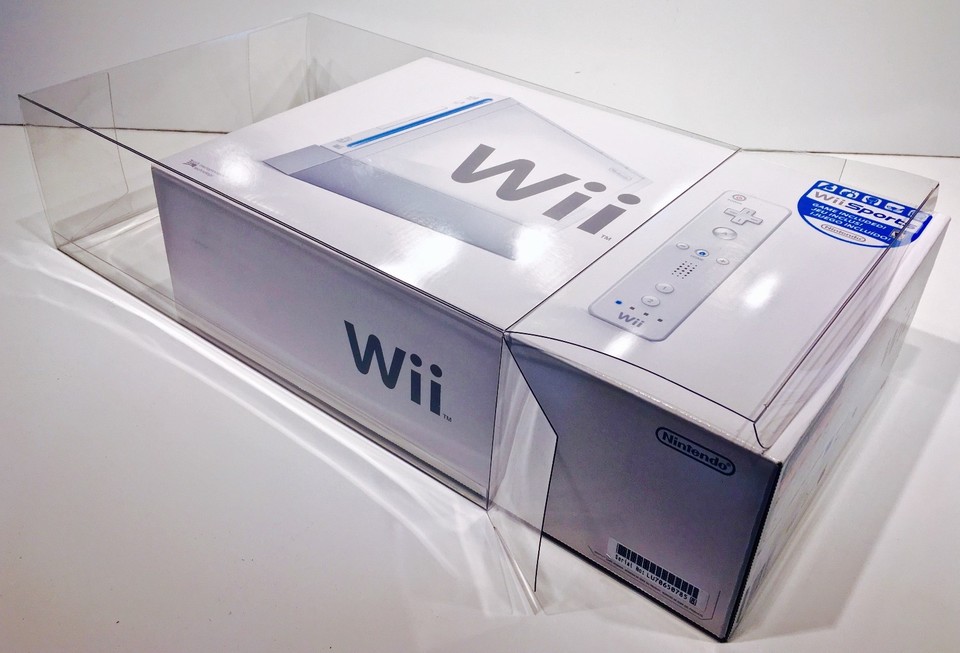 Nintendo Wii Console Box Protector | Clear | Original Size | 1 | Wii