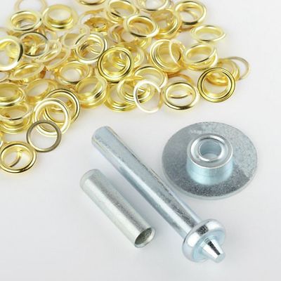 ( 2x ) 6opcs Tarp Tent Eyelet Repair Kit: 1/2" Grommets w. Installation ...