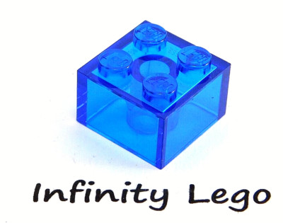 12 LEGO Trans-Blue Brick 2 x 2 (3003) - (12 Pieces) | eBay