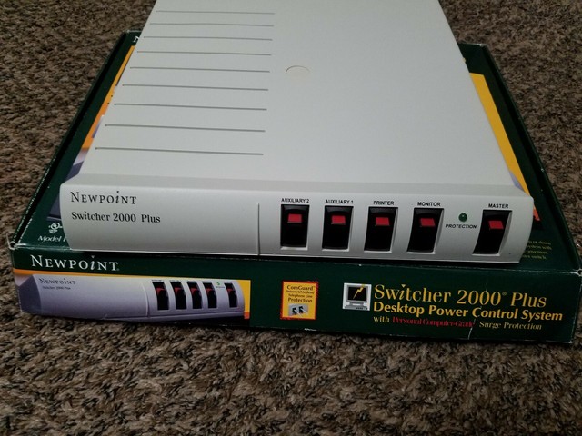 Newpoint Switcher 2000 Plus 6 Outlet Computer Surge/noise Protector ...