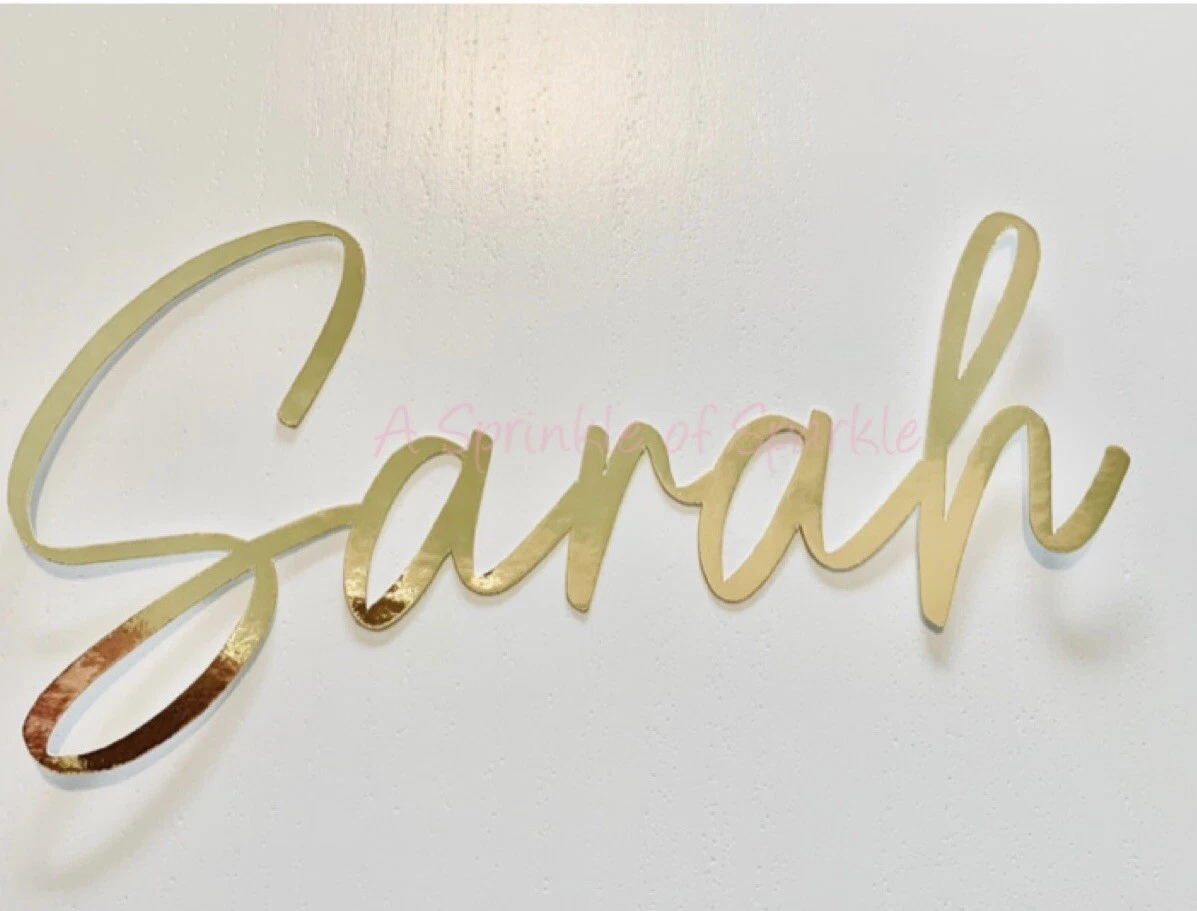 The Name Sarah In Glitter