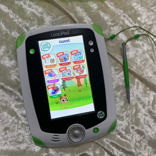 LeapFrog LeapPad 1 Explorer Gaming Learning Tablet Green NO SOUND | eBay