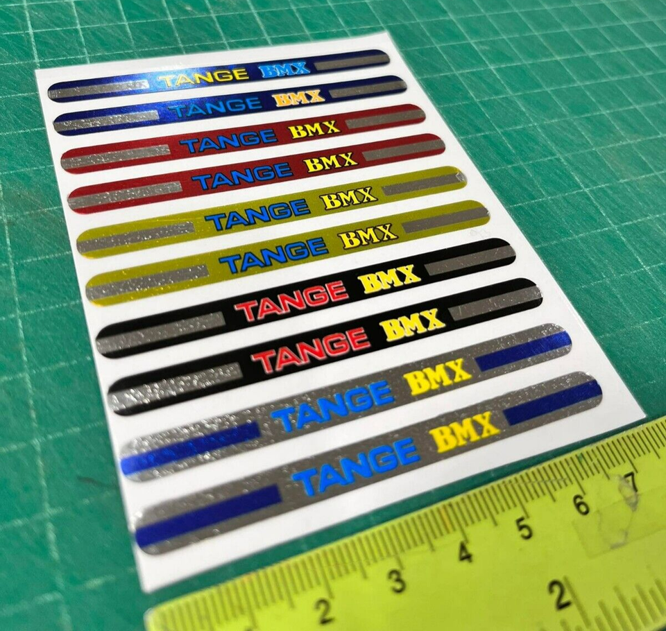 Tange Seat Clamp Decal Bmx Oldschool sticker | eBay