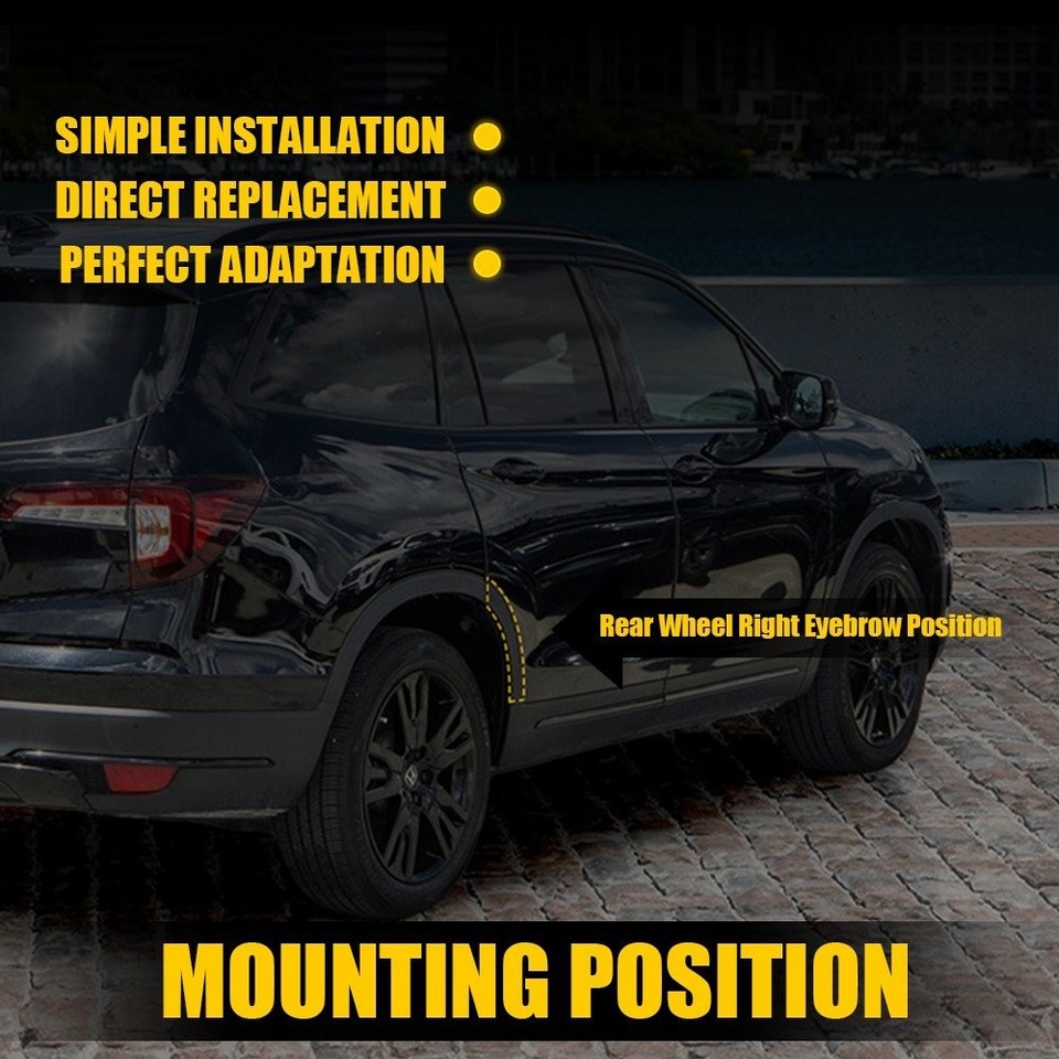 Right Rear Wheel Arch Garnish 2016-21 Pilot Genuine For Honda 753905TG7 ...