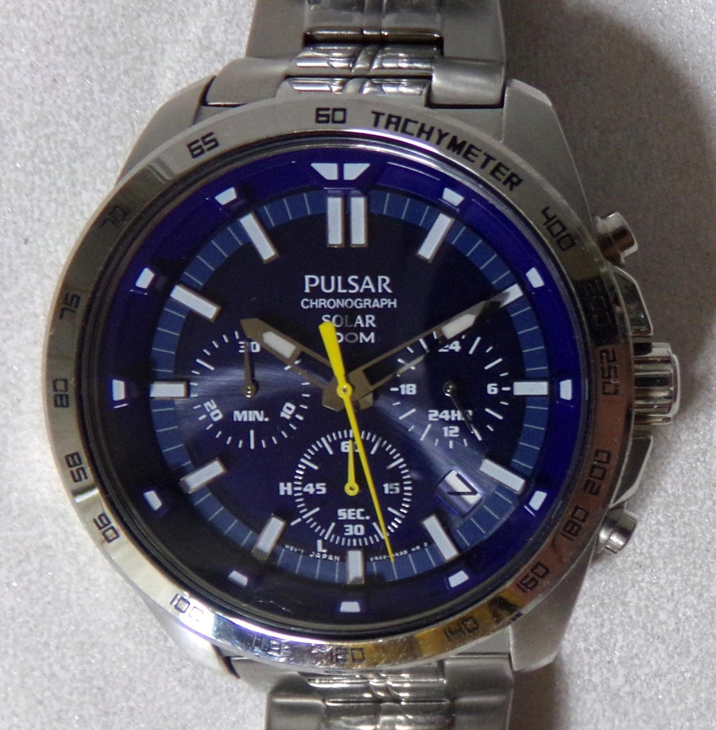 Pulsar Gents VR42-X001 Solar Dive Seiko Chronograph W… - Gem