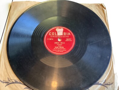 Frank Sinatra 78 White Christmas/ Jingle Bells COLUMBIA VG+. Nice shiny ...