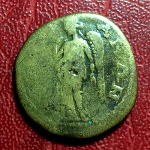 Severus Alexander 222-235 Nike standing left AE 25 Roman Provincial ...