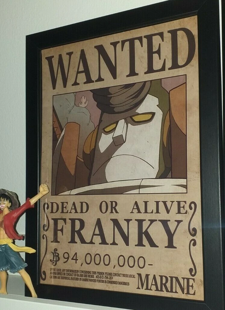 One Piece Wanted Posters Franky