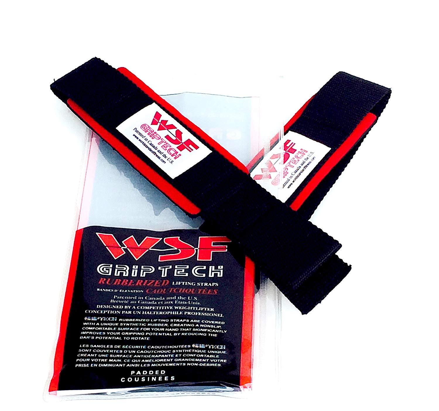 1pair WSF Padded GRIPTECH Rubberized Lifting Straps 100 Polyester for sale online | eBay