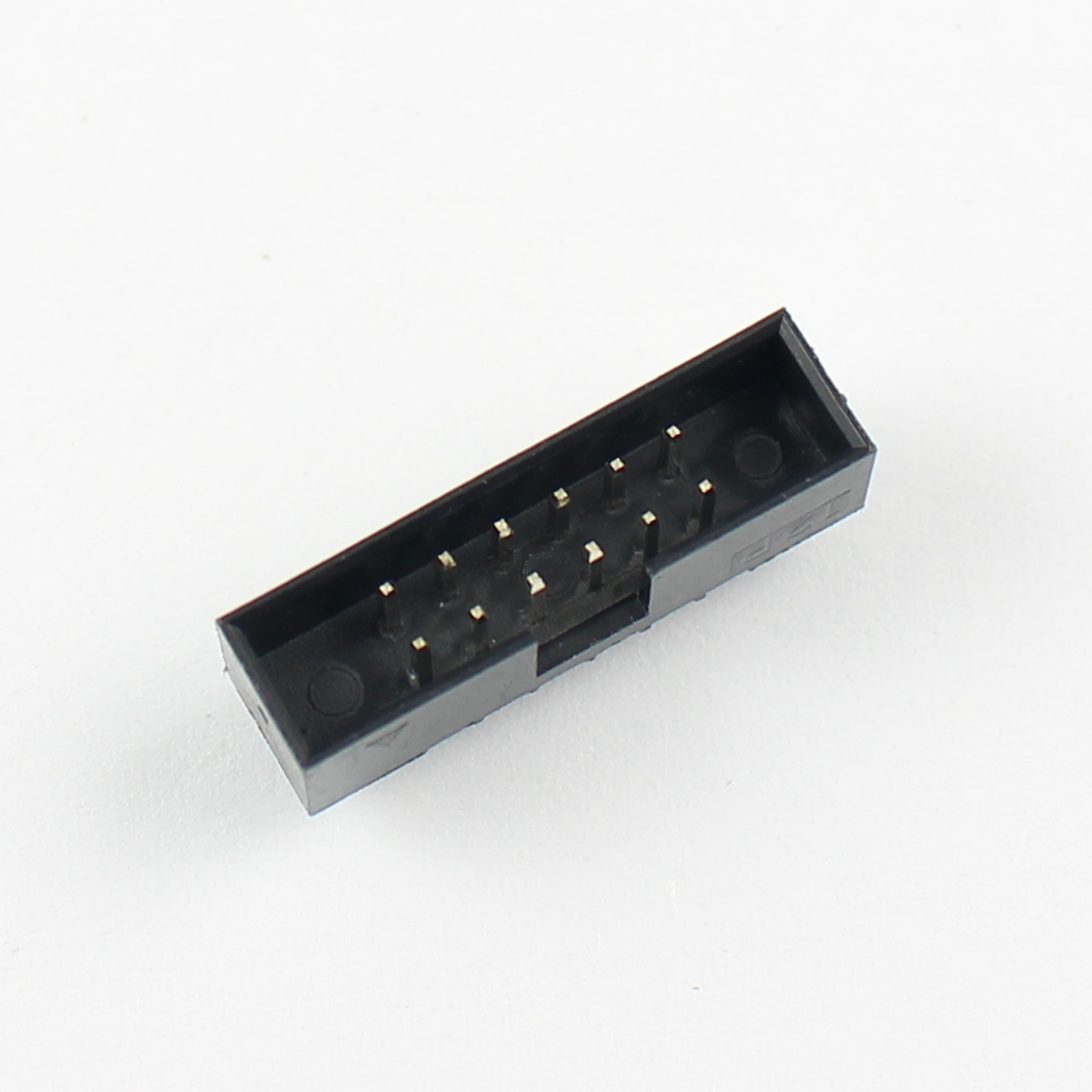 10Pcs 2mm 2x6 Pin 12 Pin Straight Male Shrouded PCB Box header IDC ...