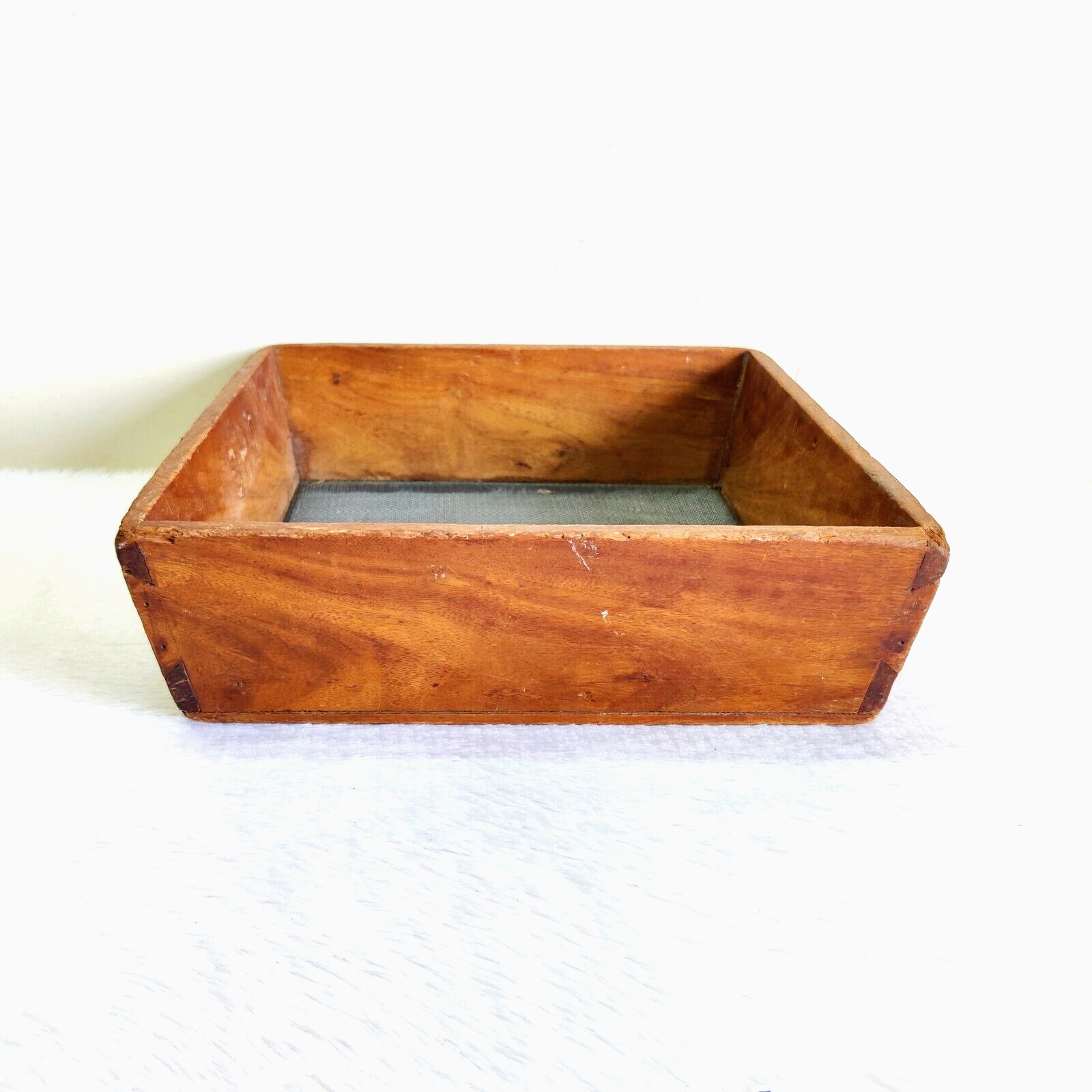 1920s Vintage Primitive Handcrafted Wooden Strainer Decorative ...