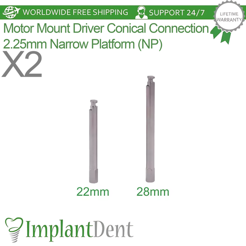 2x Motor Mount Driver Conical Connection 2.25mm Narrow Platform ...