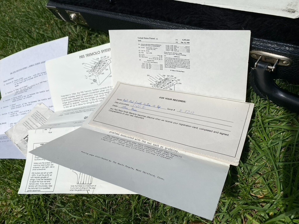 1990 PRS Custom 24 10 Top Green w/ Birds - Brazilian Board - Orig ...